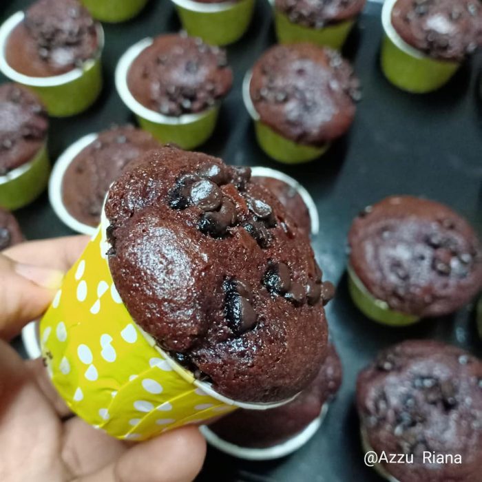 11 Resepi Muffin Coklat Chip Yang Sedap Dan Moist, Fresh From Oven! | listikel.com